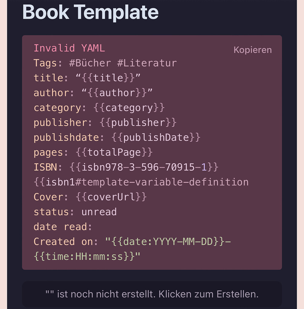 Invalid YAML issue - Help - Obsidian Forum