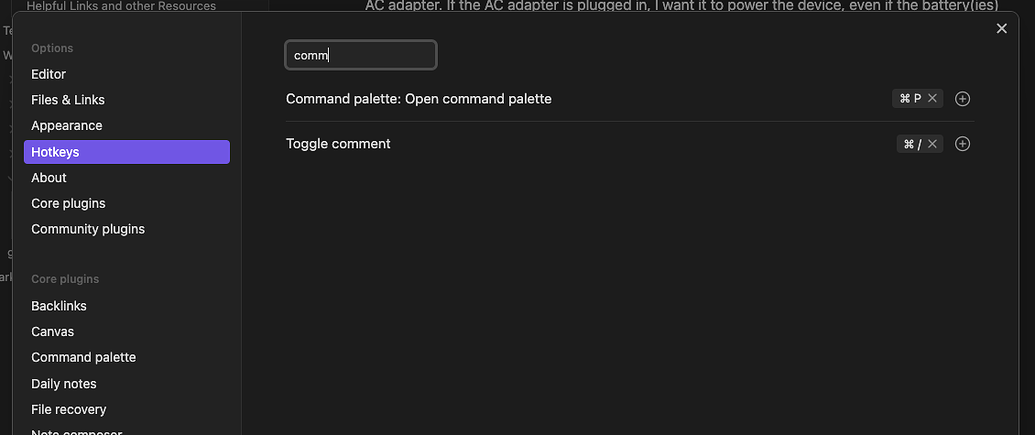 Obsidian Hotkeys: Favorites and best practices - Share & showcase ...