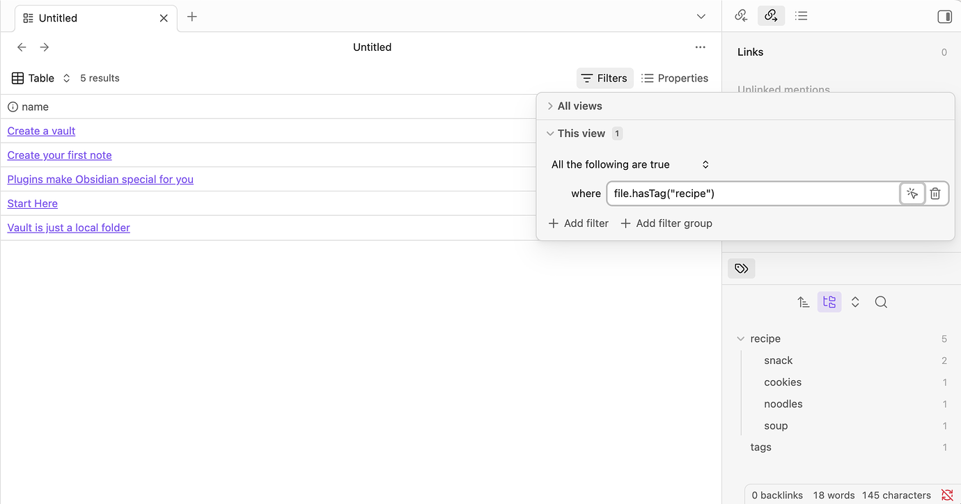 Bases: Nested tags support - Feature archive - Obsidian Forum