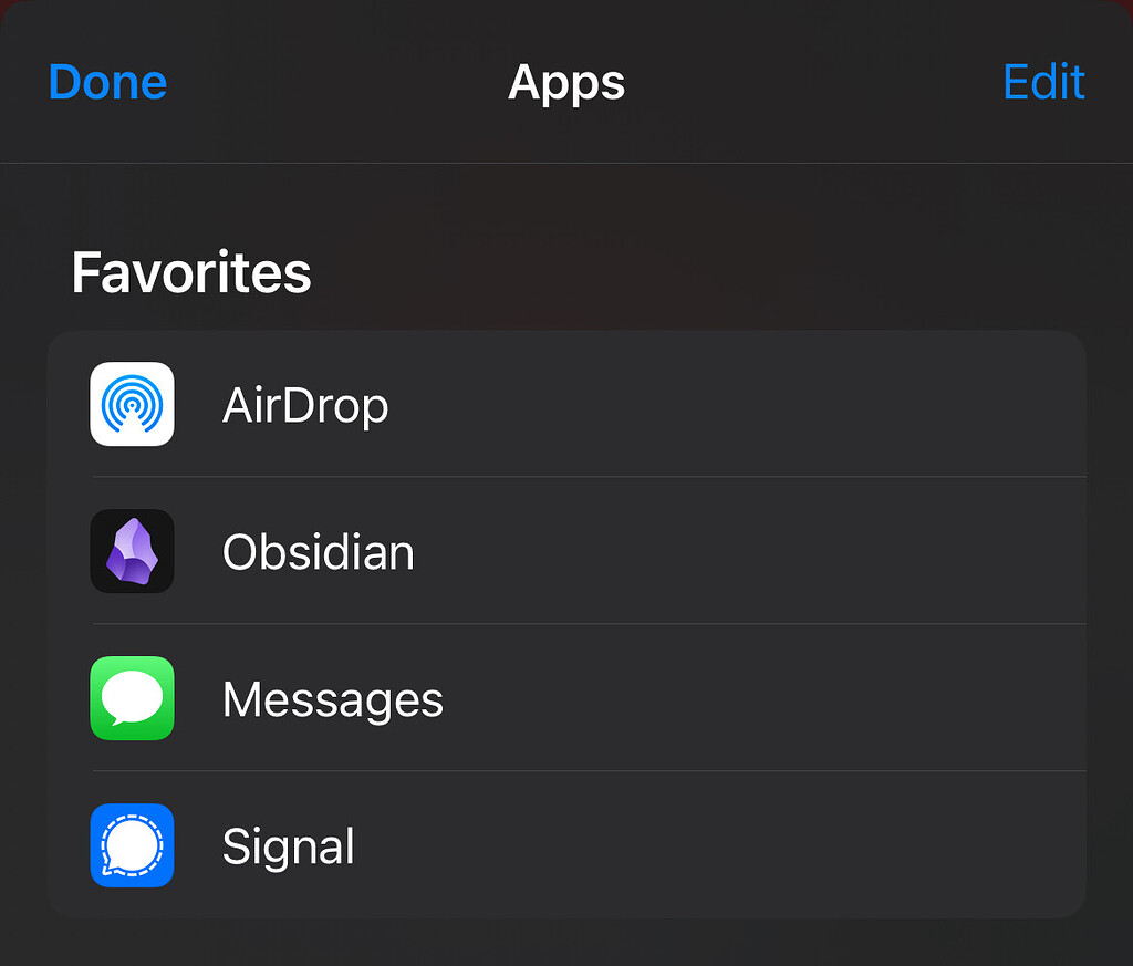 How to get obsidian to show up in the iOS "share tray" for PDFs - Help - Obsidian Forum