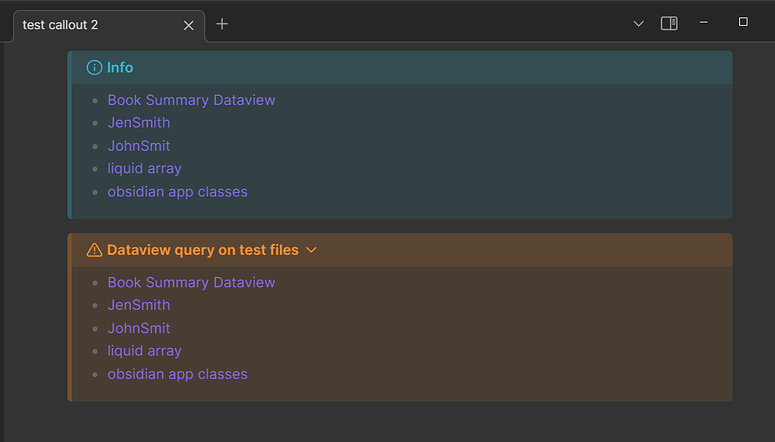 Callouts lost of the vertical line and the enhaced color on the title ...