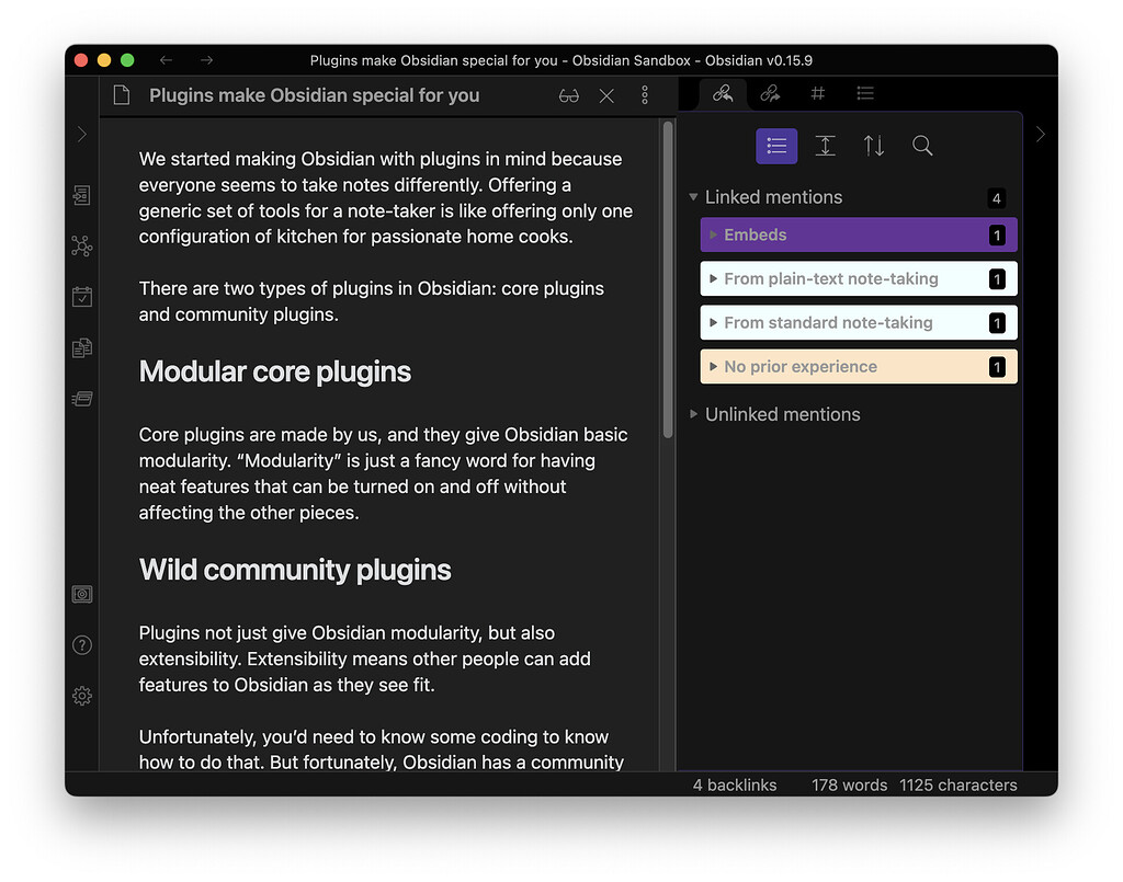 Color Groups for the Backlinks Pane - Feature requests - Obsidian Forum