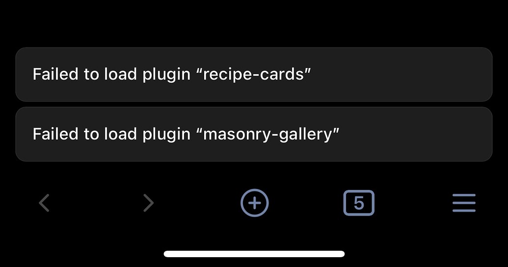 Failed to load plugin - Help - Obsidian Forum