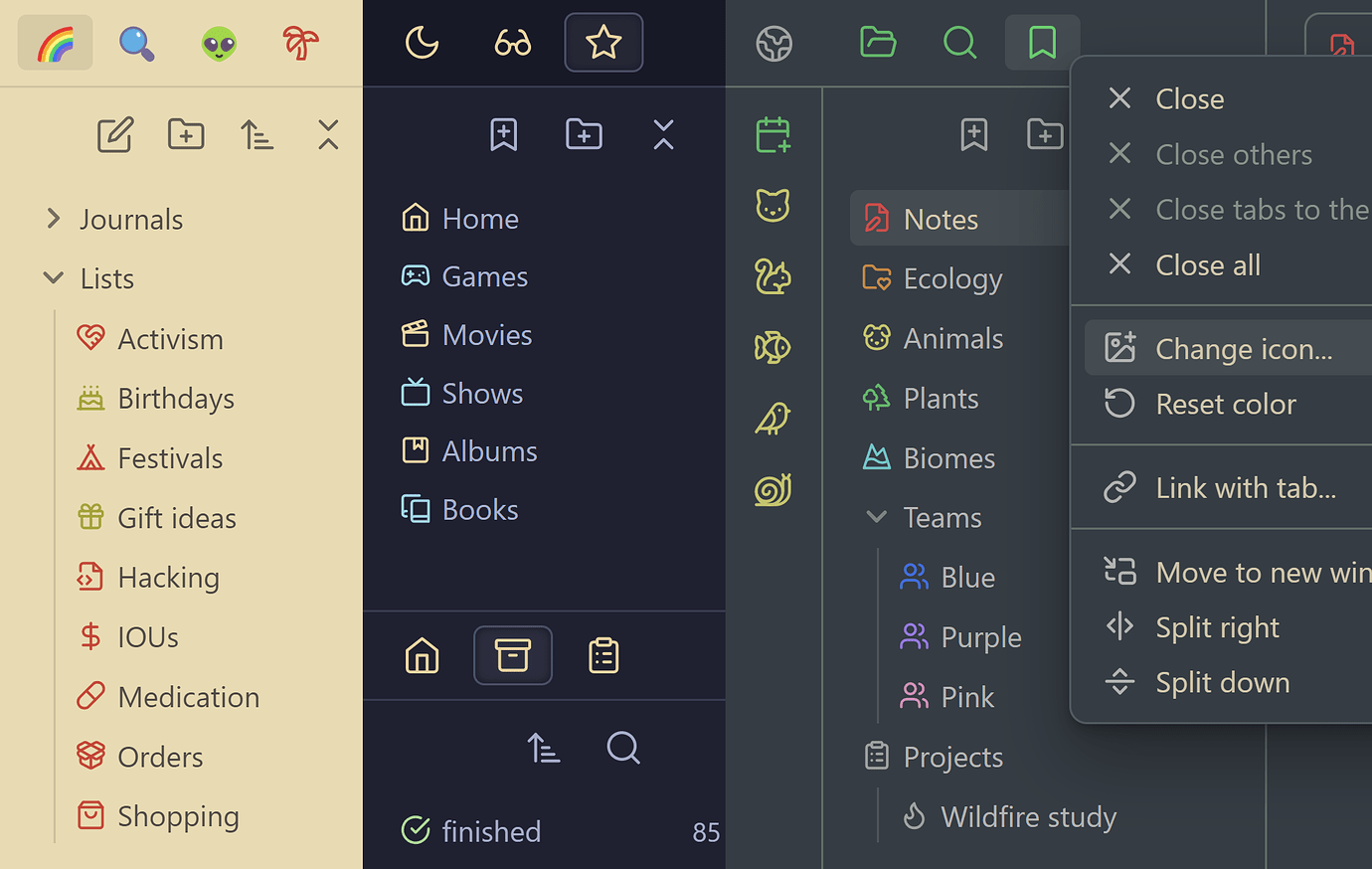 Iconic: Add icons & colors to your vault! - Share & showcase - Obsidian ...