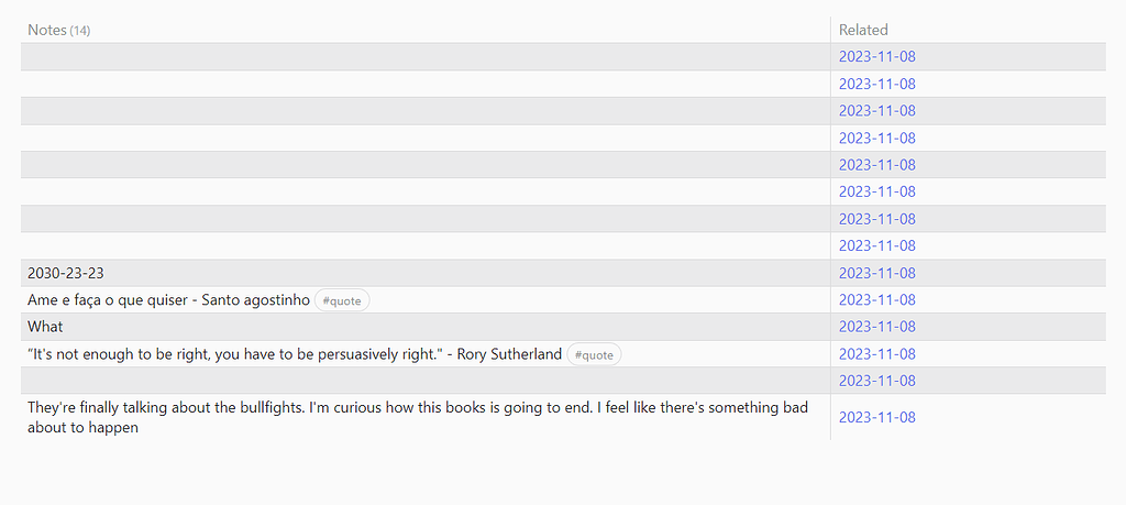 How to query bullet list that dont start with timestamps and indent them under filename? - Help ...
