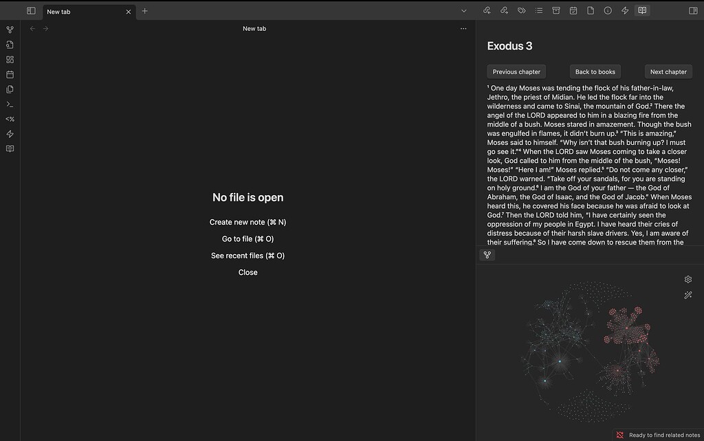 Plugin: Bible Sidecar - Share & showcase - Obsidian Forum
