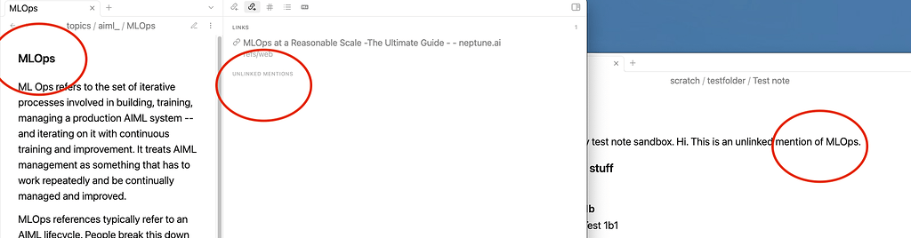Unlinked mentions doesn't work - Bug graveyard - Obsidian Forum