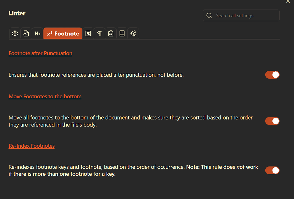 Auto format footers when moving from document to document - Feature requests - Obsidian Forum