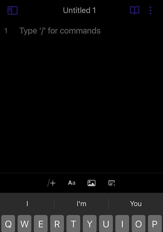 Mobile toolbar incomplete - Bug graveyard - Obsidian Forum