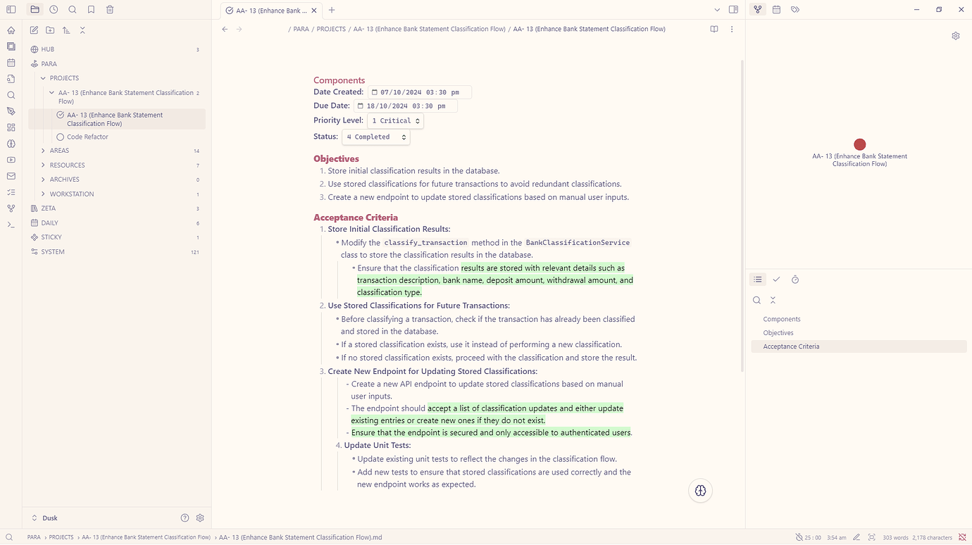 PARA + Zettelkasten Vault Template: Powerful Organization, Task Tracking, and Focus Tools All in ...