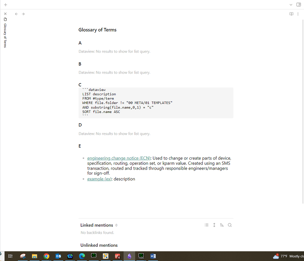 Dataview List Query - Group By and Display Link + Field - Help - Obsidian Forum