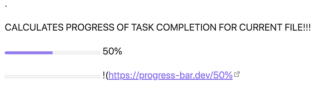 Progress bar for notes (Easy and powerful) with dataview - Share ...