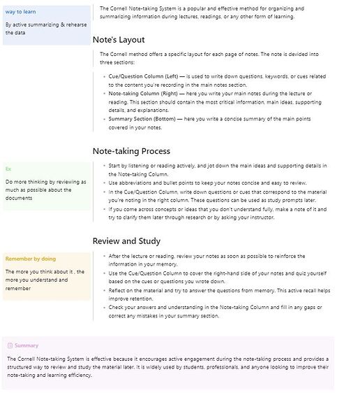 How do I implement the Cornell note style in Obsidian? - Custom CSS ...