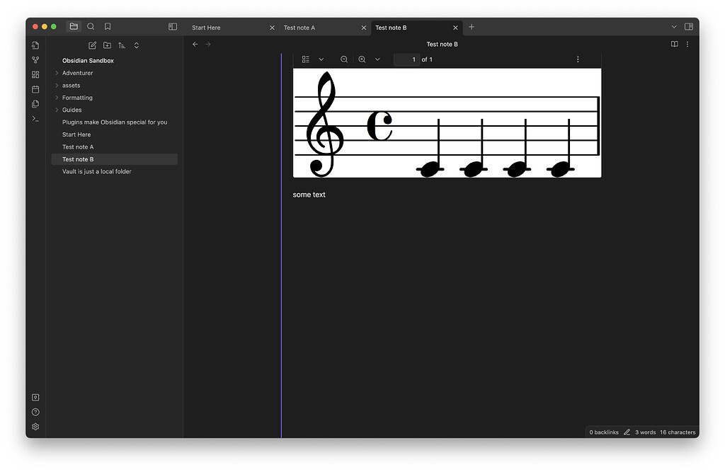 Embed a note with cropped pdf results in extra space under the note ...