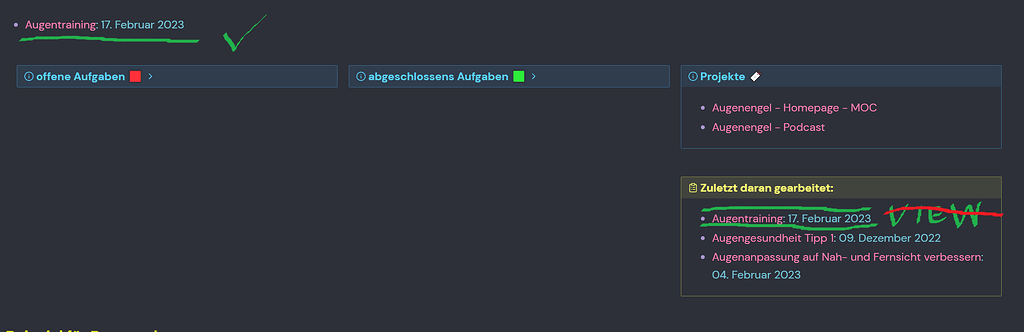 Dataview Problem Script View Last Three Edited File Without The First Help Obsidian Forum 3172