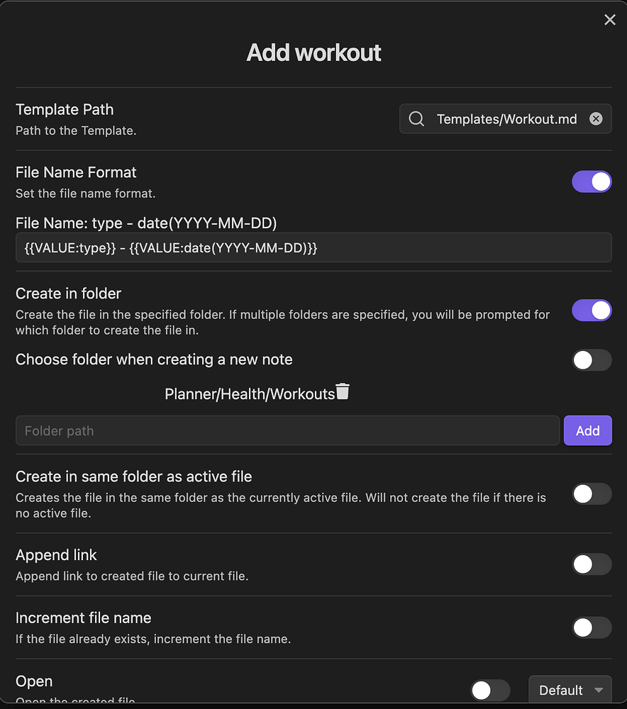 Workout/Exercise Management in Obisidan - Help - Obsidian Forum