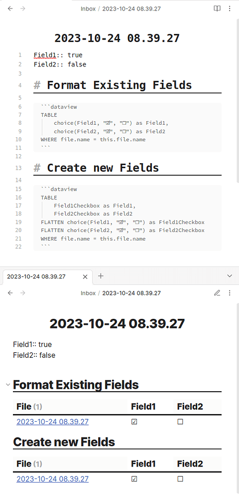Dataview checkboxes - Help - Obsidian Forum