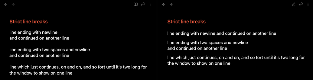 Single Line Break In Edit Gets Rendered In Preview Why 2 By Holroy 