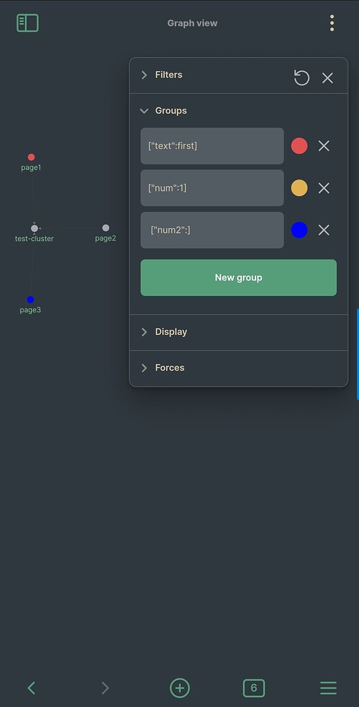 Graph-view / Groups don't color the note if property type number on mobile - Bug graveyard ...