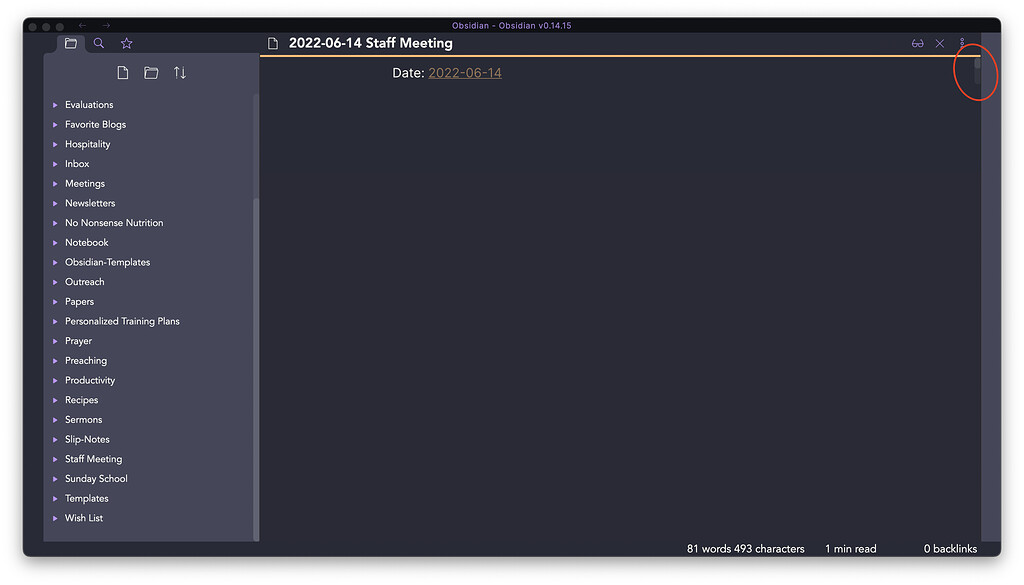 Pane Size Issue - Help - Obsidian Forum