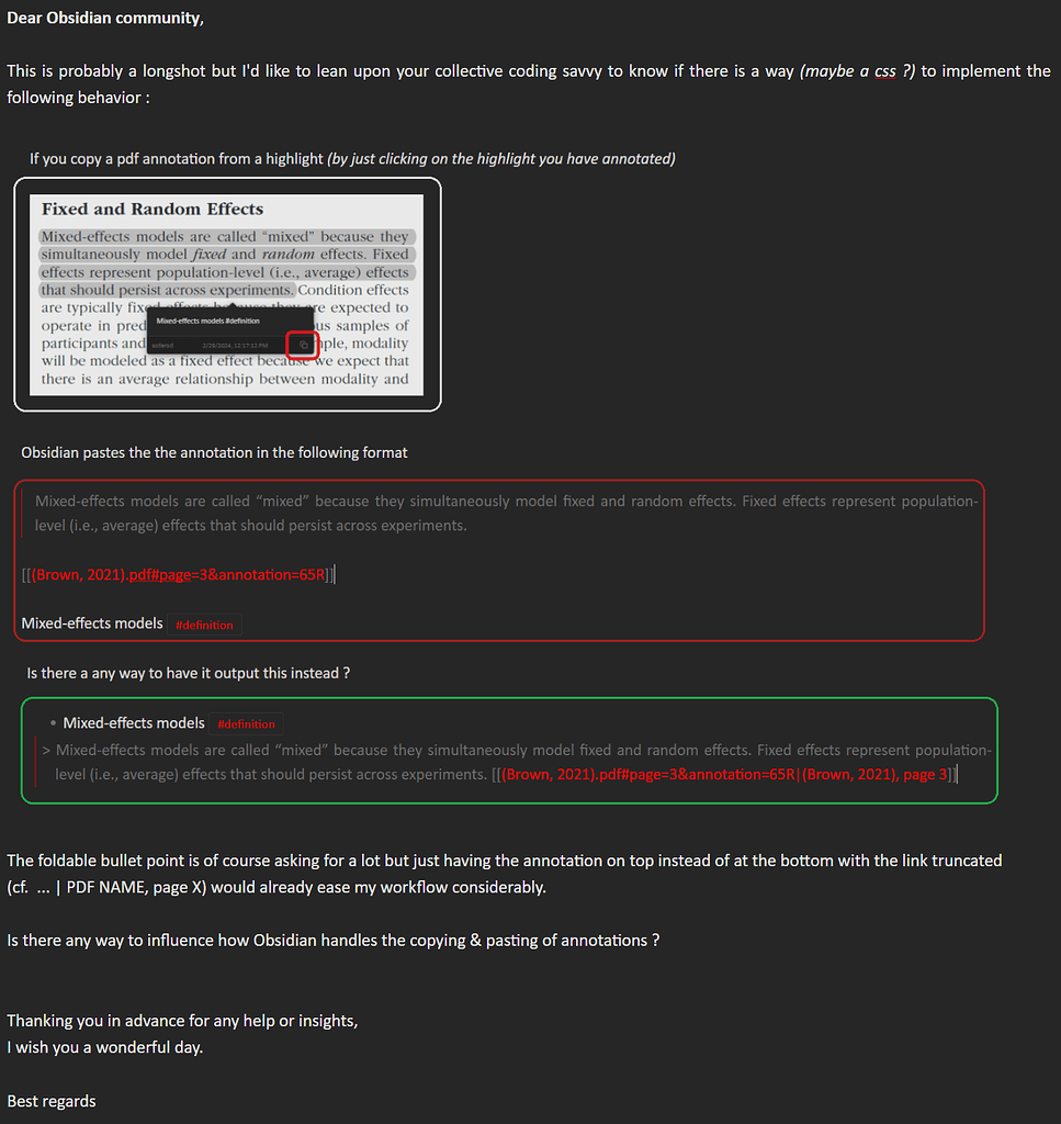 Altering the copying & pasting of pdf annotations - Help - Obsidian Forum