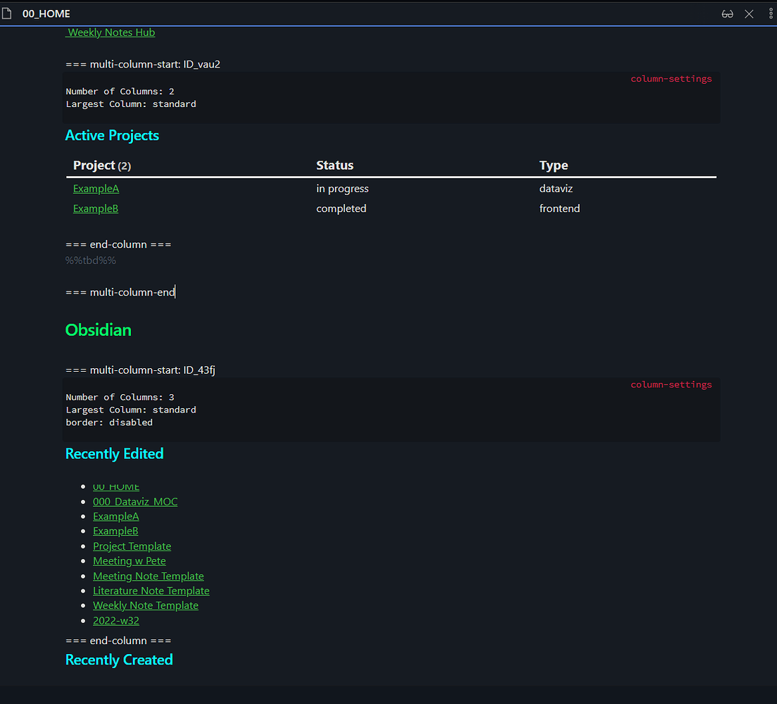 Dataview often pops up empty on Read View - Help - Obsidian Forum