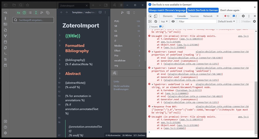 Help to connect Zotero with Obsidian - Help - Obsidian Forum