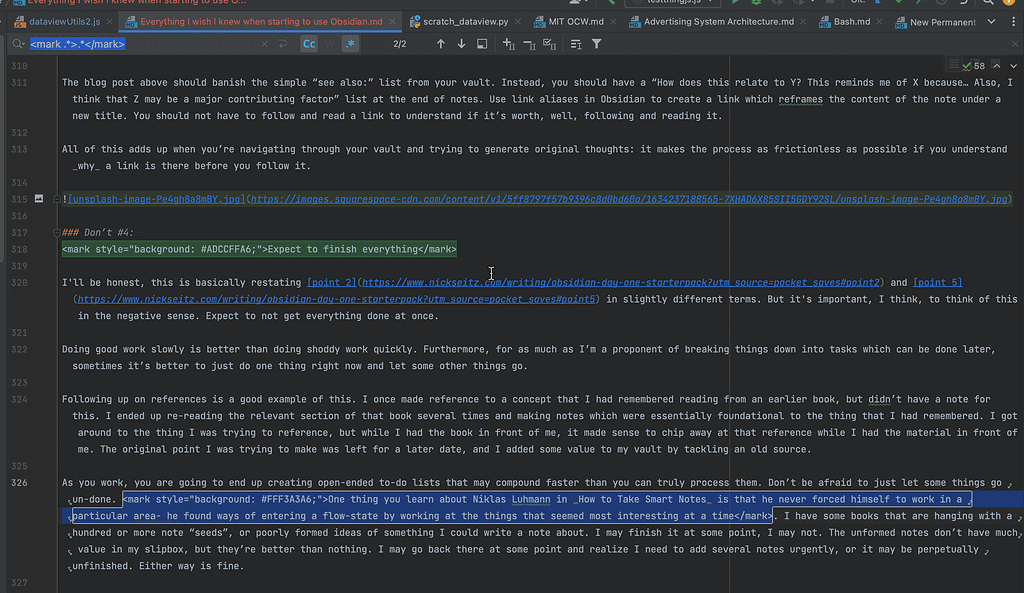 Regex As An Obsidian Tool Share And Showcase Obsidian Forum 