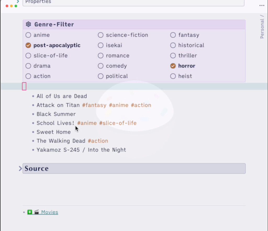Minimalistic Media Database - Share & showcase - Obsidian Forum