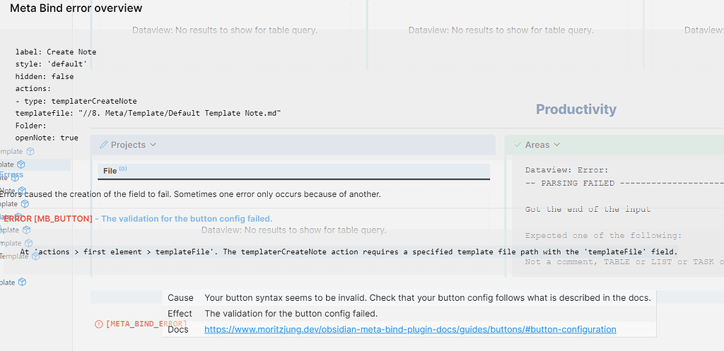 Meta-Bind-Buttons Not working - Help - Obsidian Forum