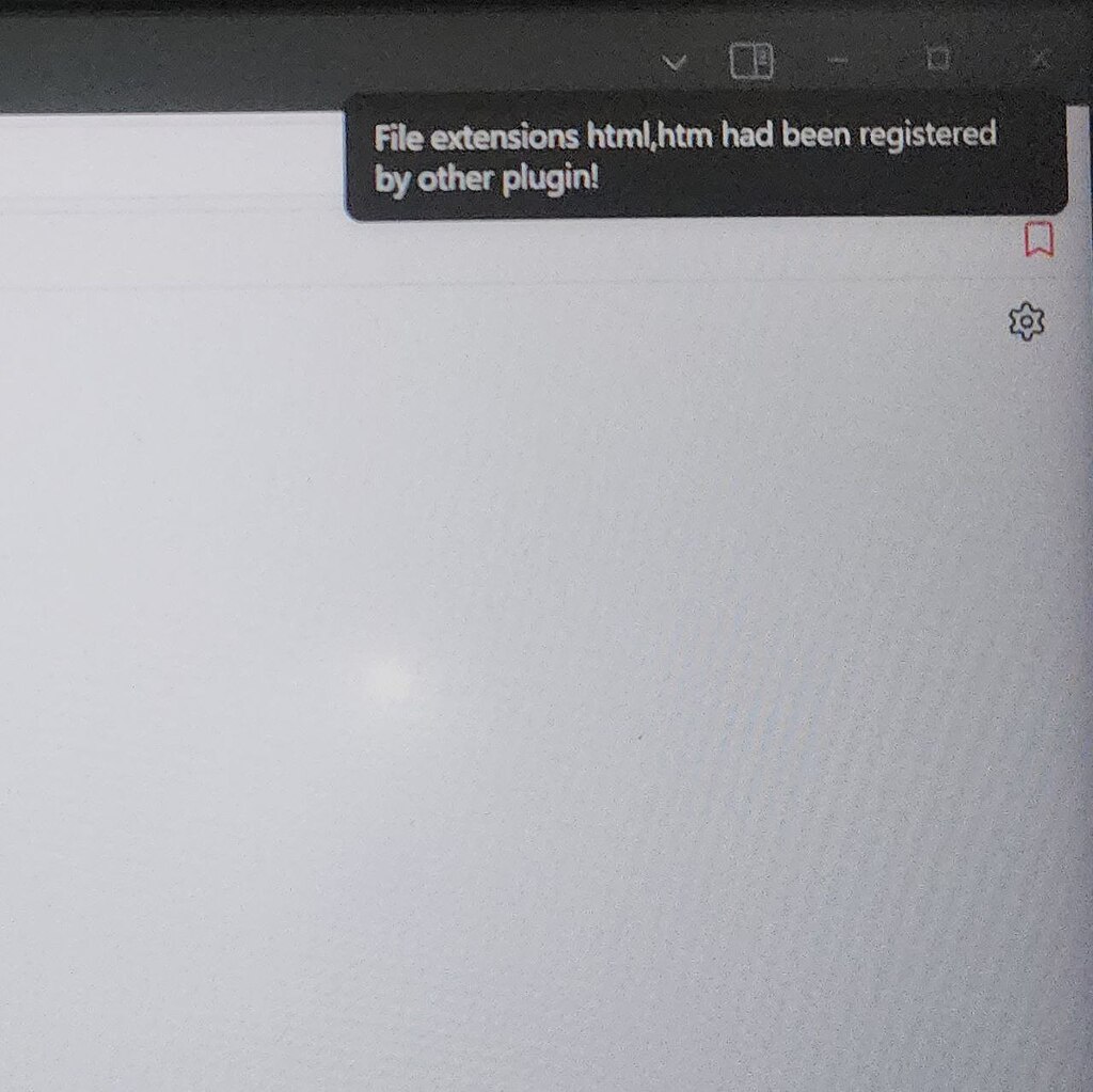Html htm file extension had been registered with another plugin in obsidian - Help - Obsidian Forum