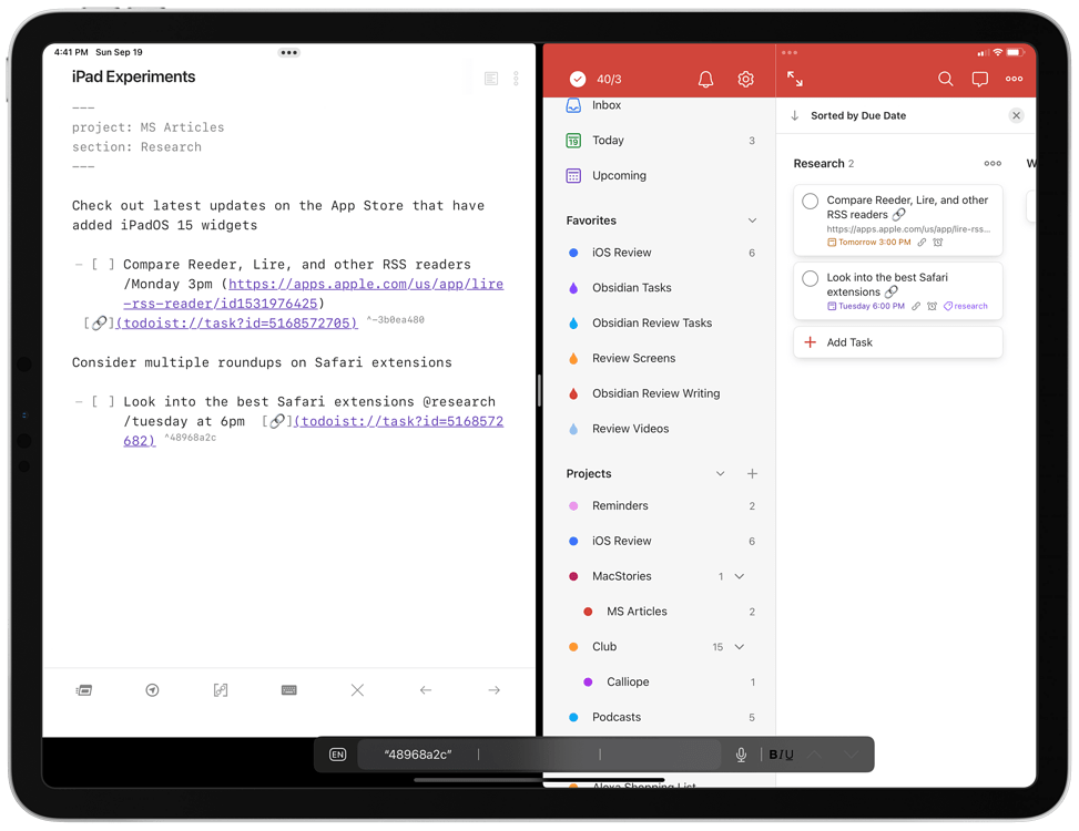 Two-way sync with Obsidian and Todoist - Developers & API - Obsidian Forum