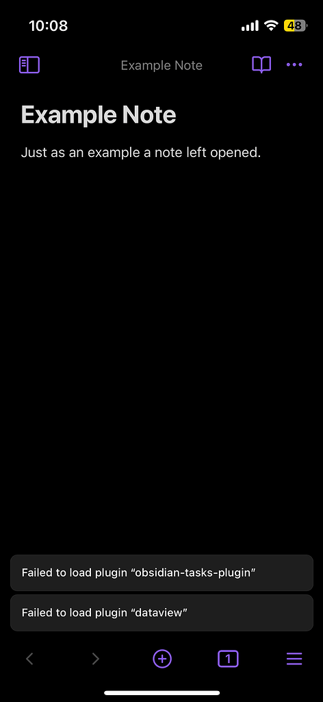 Opening a note via URI on iOS does not work when Obsidian hasn't been ...