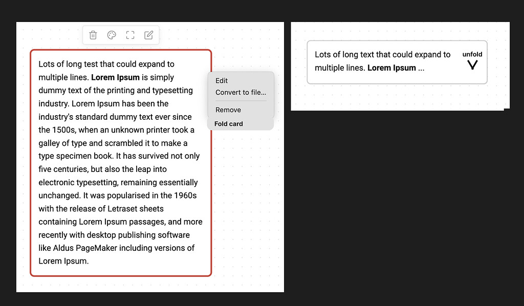 [Canvas] Introduce a fold card option - Feature requests - Obsidian Forum