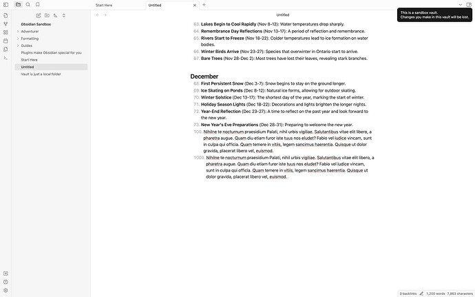 Problems with numbered lists - Help - Obsidian Forum