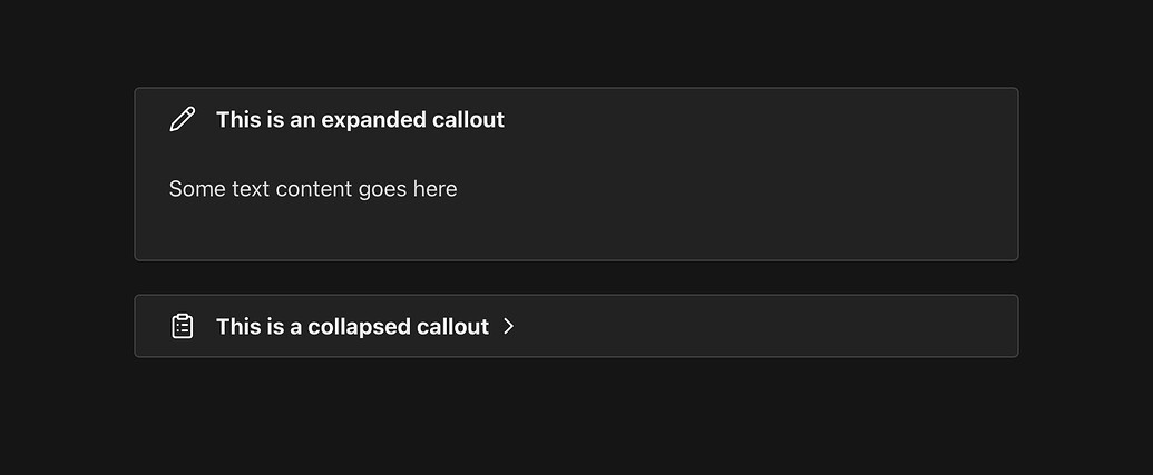 Mono-colored callouts (Obsidian Roadmap page inspired) - Share ...