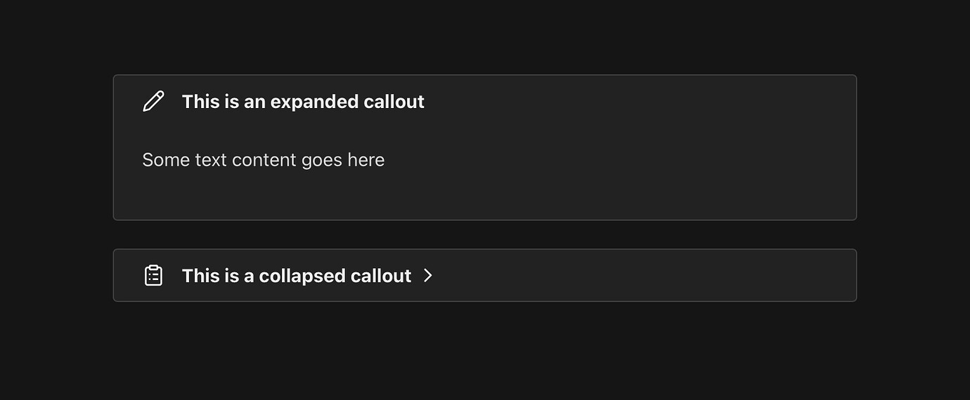 Mono-colored callouts (Obsidian Roadmap page inspired) - Share ...