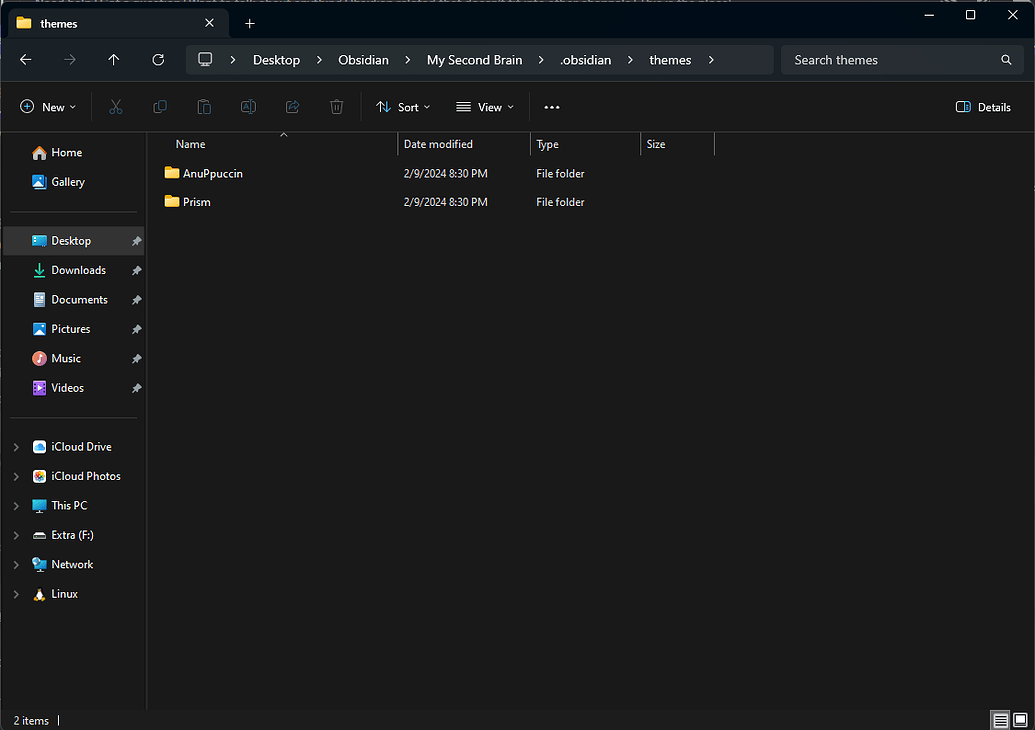 New Obsidian install is not showing themes and plugins - Help ...