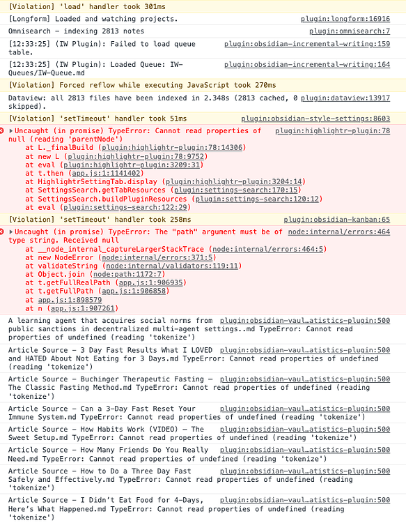 Obsidian freezes upon boot - Help - Obsidian Forum