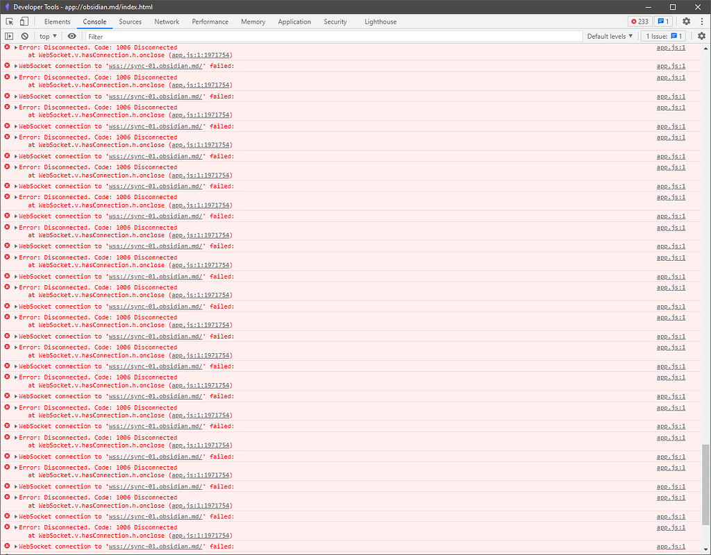 Should I Worry About 200 Websocket Errors With Sync Plugin Help