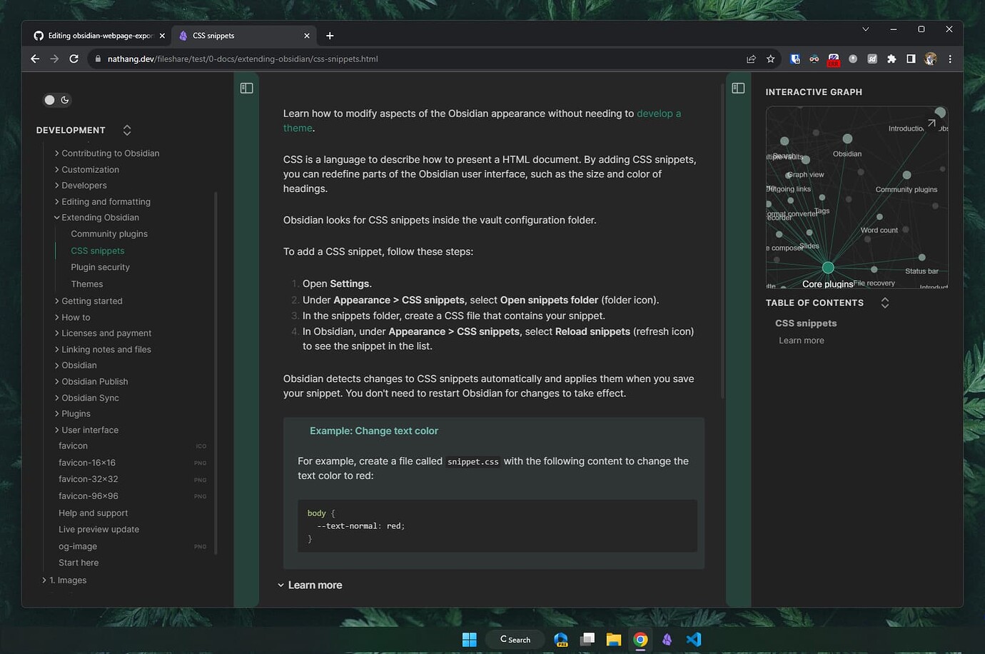 HTML Export Plugin 🎉 - Share & showcase - Obsidian Forum