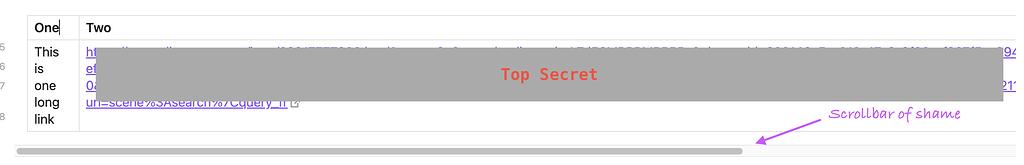 Table CSS: Wrap long links and nothing else - Share & showcase - Obsidian Forum