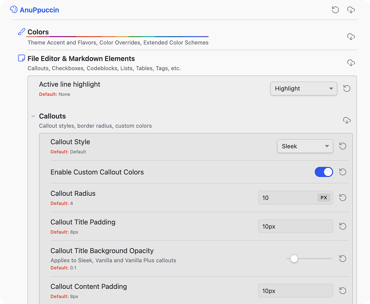 How to change the color of callout title using AnuPpuccin - Custom CSS ...