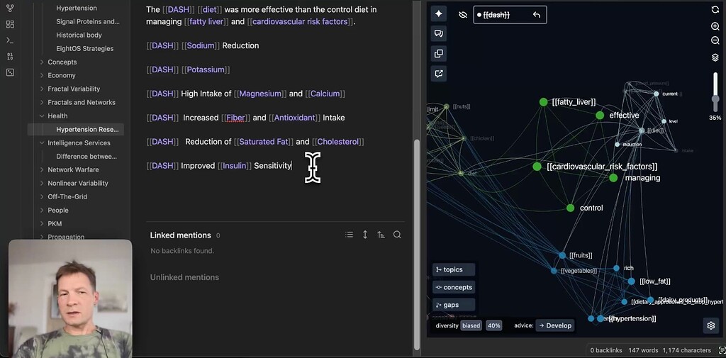 Research any topic using Obsidian and InfraNodus 3D graph view plugin ...