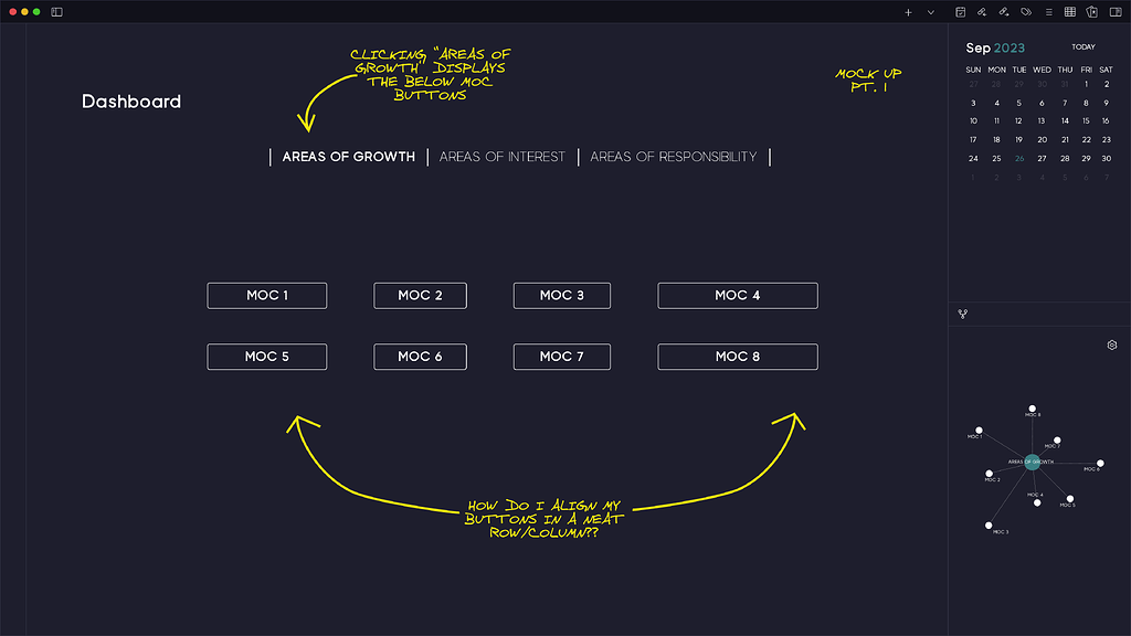 Obsidian dashboard -top nav and buttons - please help - Custom CSS & Theme Design - Obsidian Forum