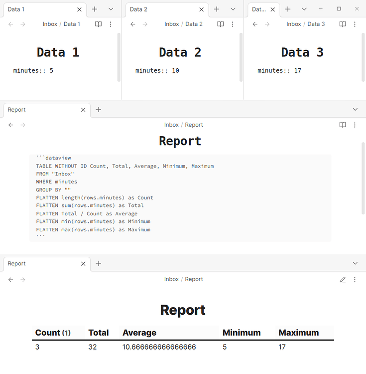 Dataview Sums and Average - Help - Obsidian Forum