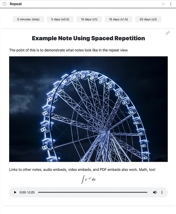 Repeat plugin for periodic or spaced note repetition - Share & showcase ...