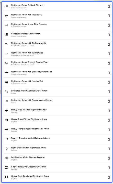 Couldn't input rightward with unicode plugin - Help - Obsidian Forum