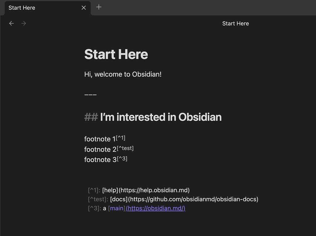 Strange Behavior Of Markdown Links Immediately After Footnotes Bug Graveyard Obsidian Forum