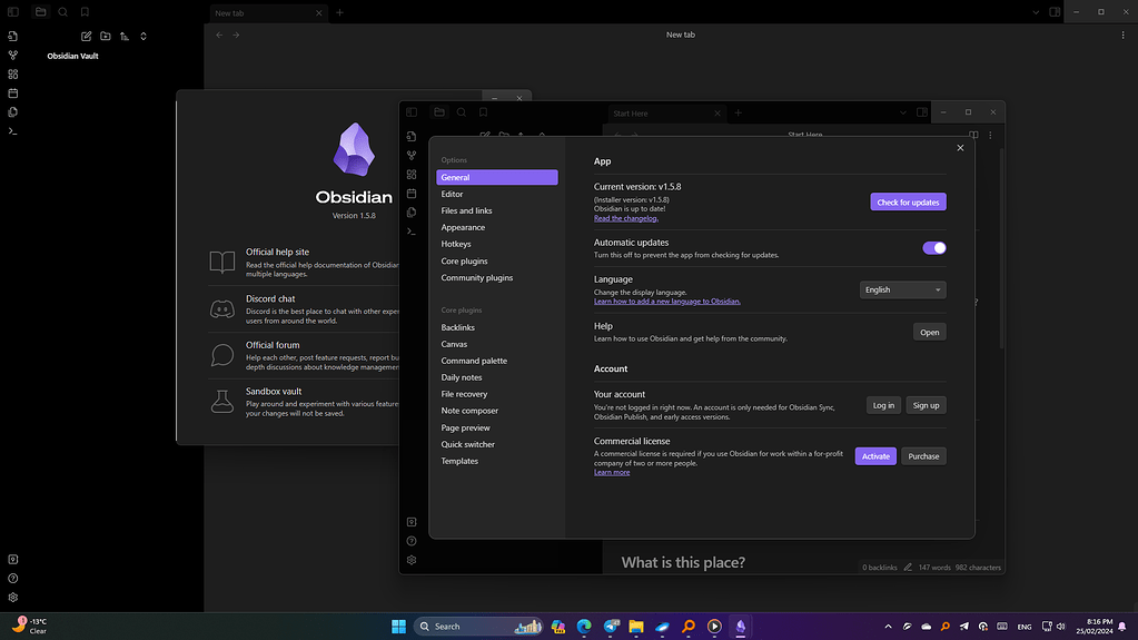 Translucent window option Is broken on windows - Bug graveyard - Obsidian Forum